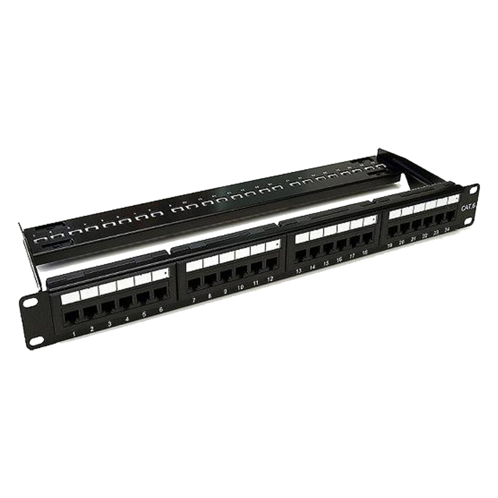 PATCH PANEL 24P CAT6 COMPLETO - Sitelec