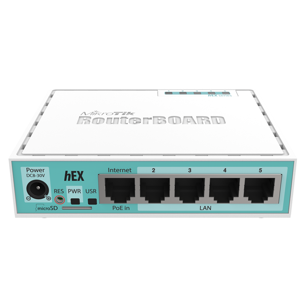 ROUTER 5 PORT HEX C/FUENTE - Sitelec