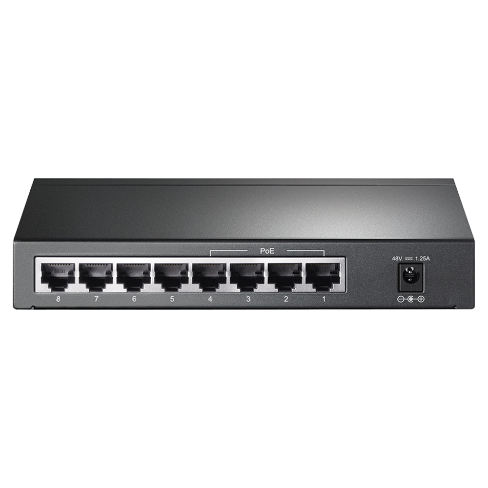 SWITCH 8P GIGA 4 POE - Sitelec