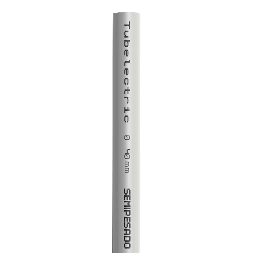 CAÑO RIG PVC Ø40x 3MT GRIS - Sitelec